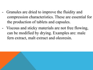 Drying (principles) | PPTX