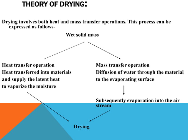 Drying (principles) | PPTX