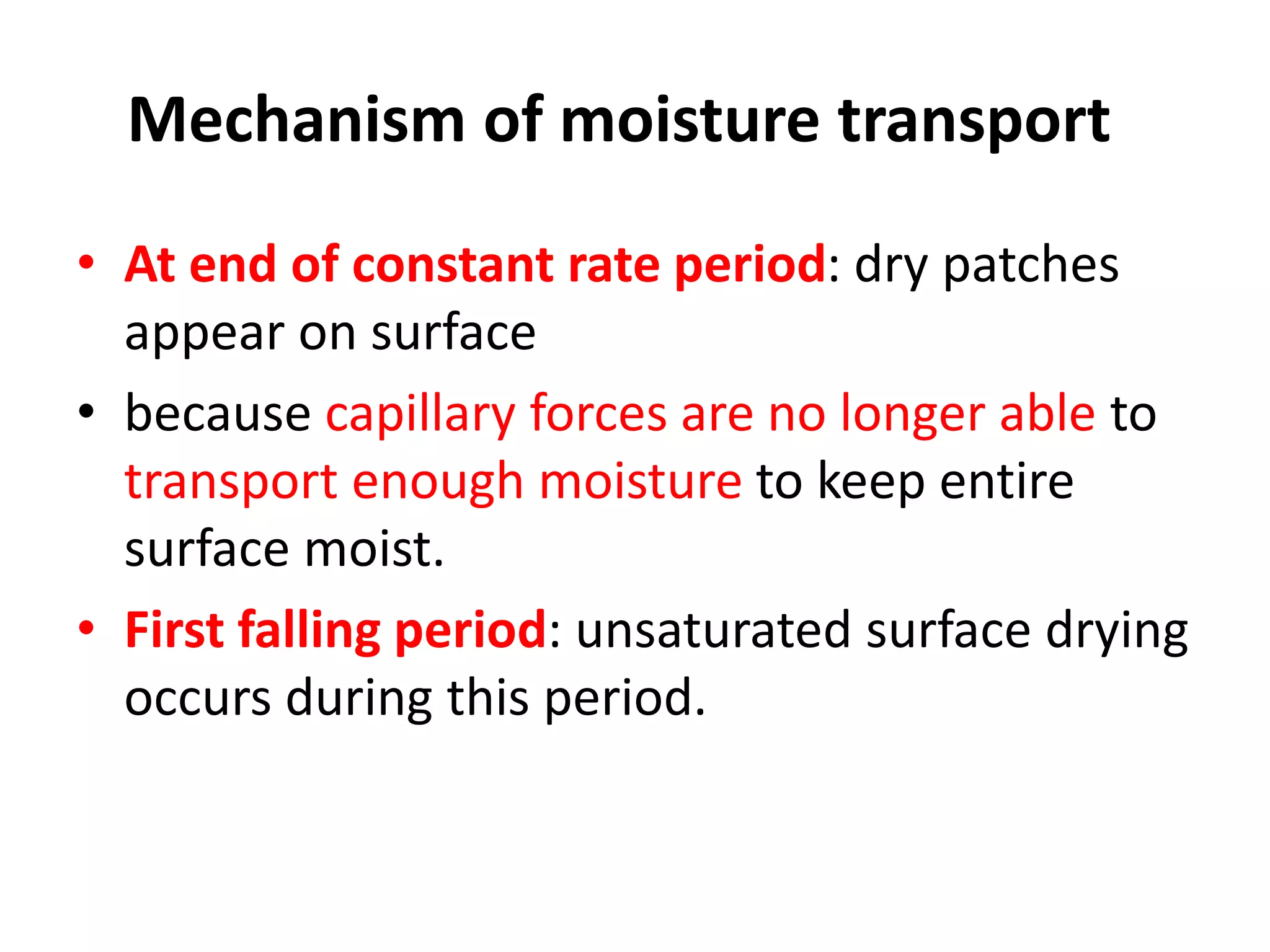 Drying of wet solids | PPTX