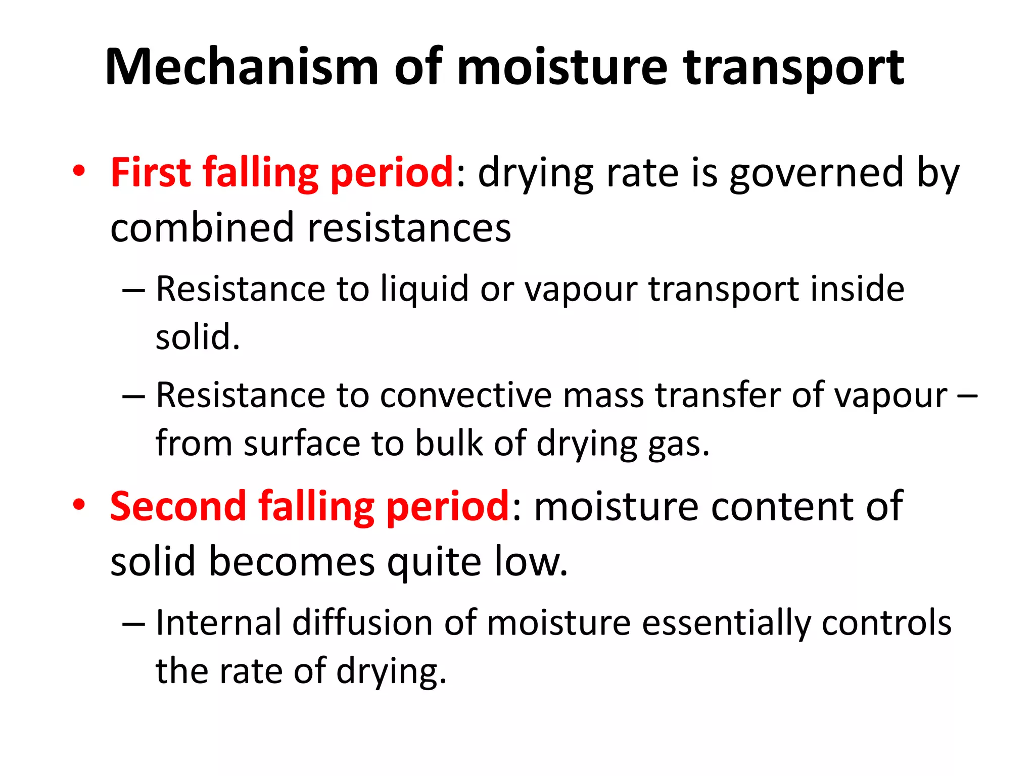 Drying of wet solids | PPTX
