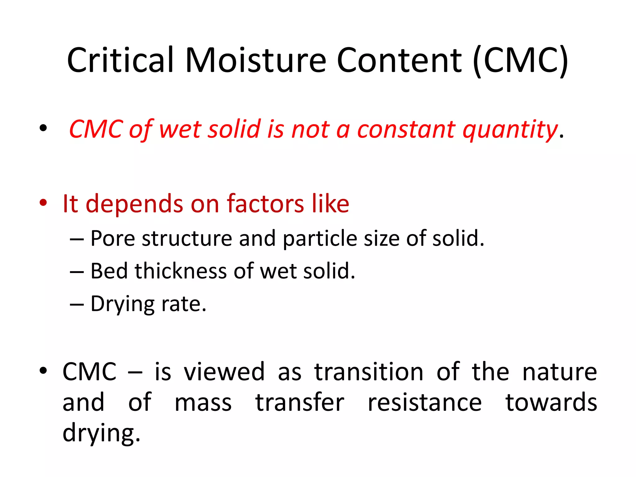 Drying of wet solids | PPTX