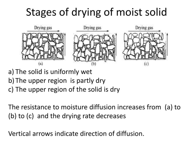 Drying of wet solids | PPTX | Chemistry | Science