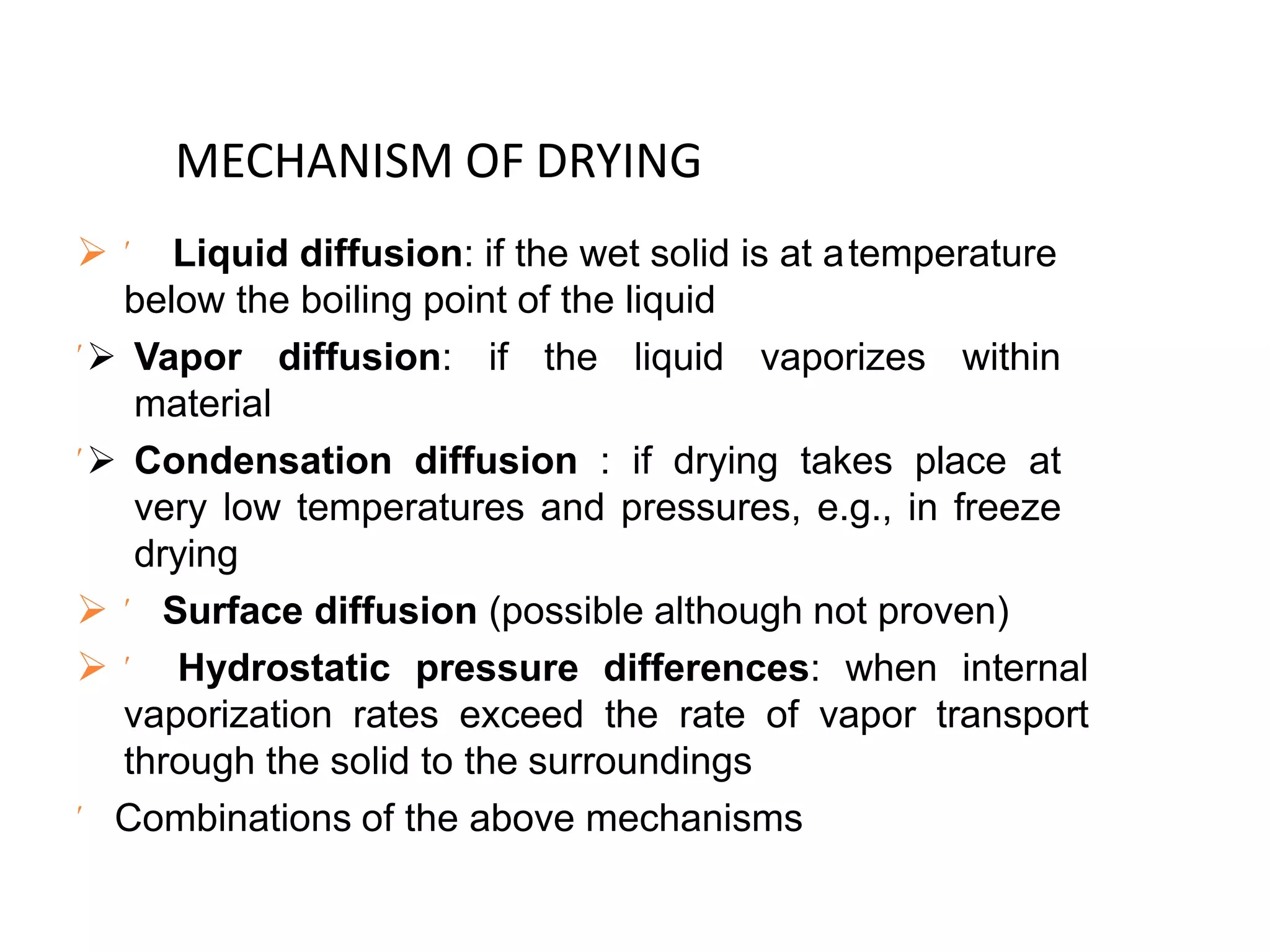 Drying and dehumidification | PPTX