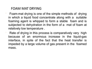 Drying and dehumidification | PPTX