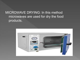 Drying preservation | PPTX