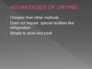 Drying preservation | PPTX