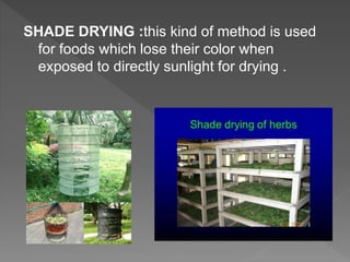 Drying preservation | PPTX