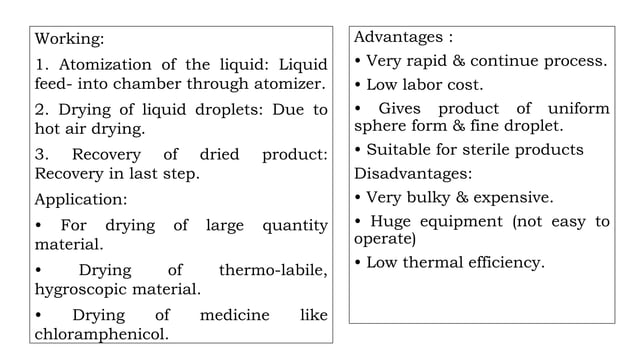 Drying process | PPT