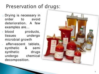 pharmaceutical Drying process ppt pharmaceutics RA | PPT