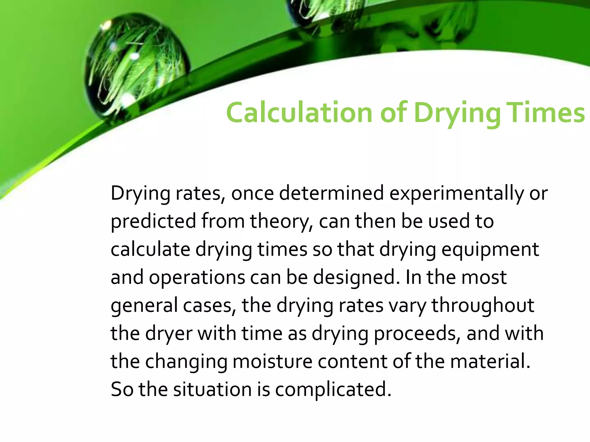 Drying rate | PPTX
