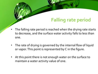 Drying rate | PPTX