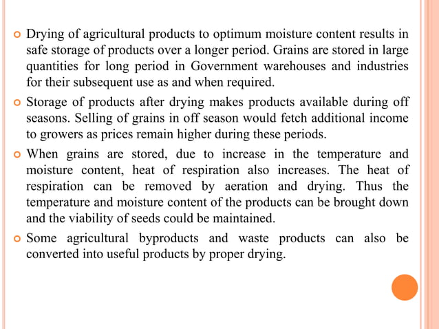 Drying theory and drying rating curve | PPTX | Agriculture | Industries