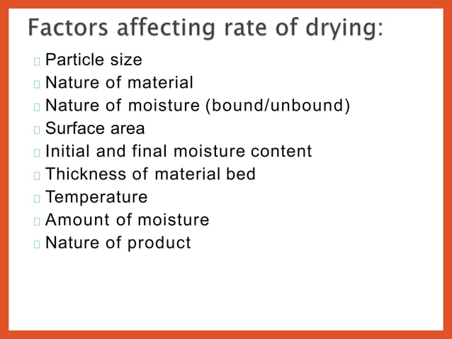 Drying unit 3 | PPTX
