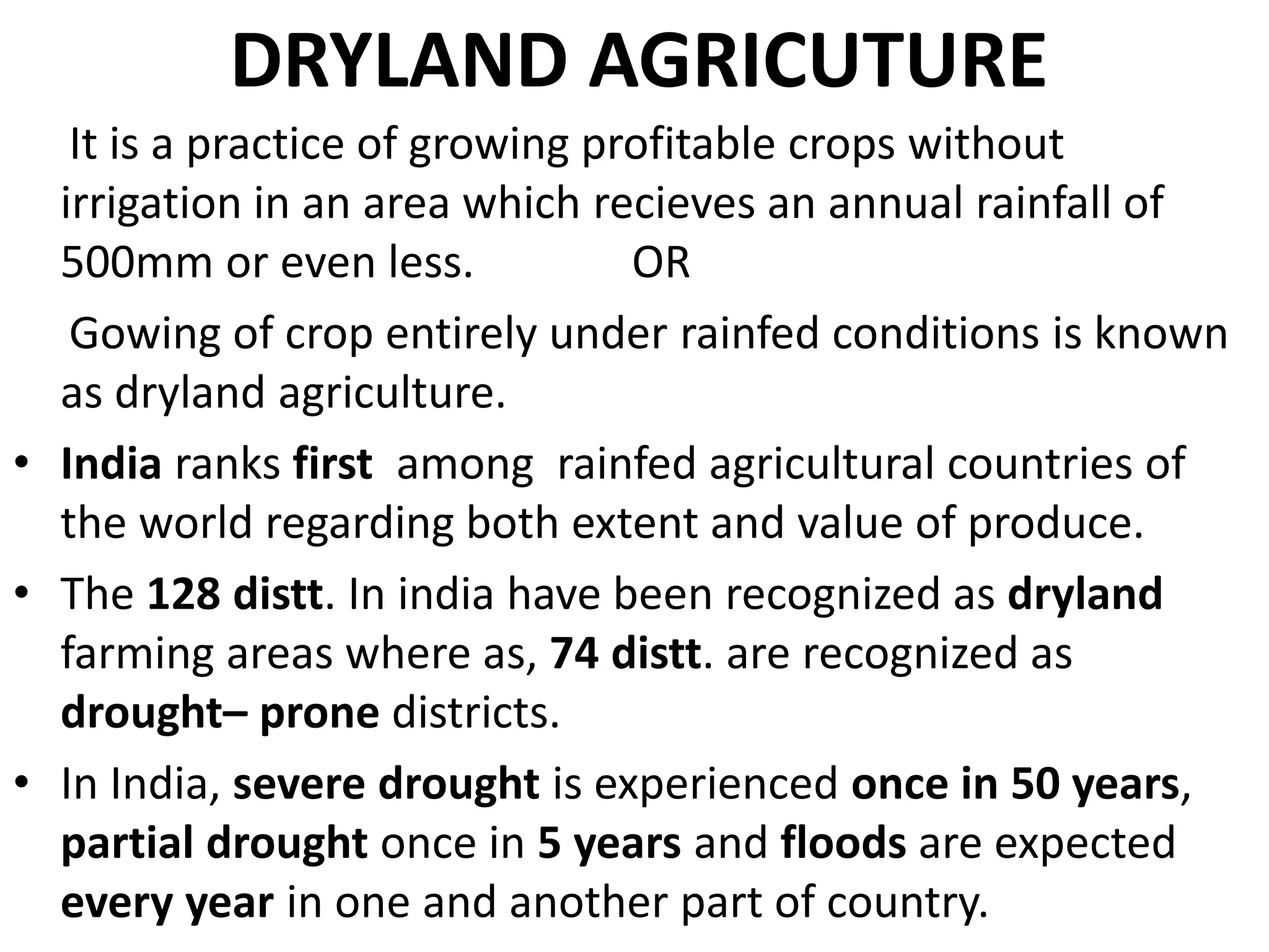 DRYLAND AGRICULTURE, classification.pptx