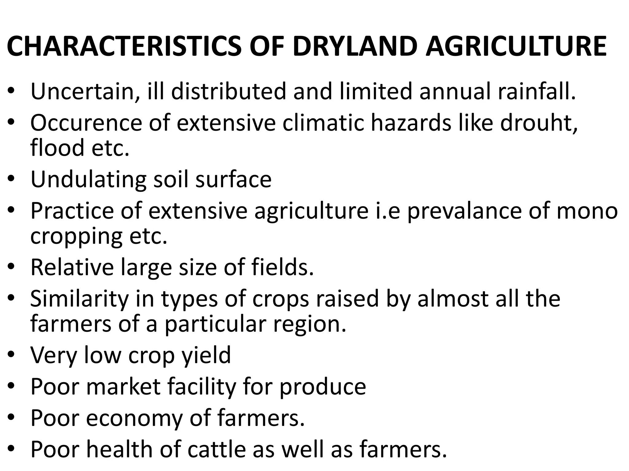 DRYLAND AGRICULTURE, classification.pptx