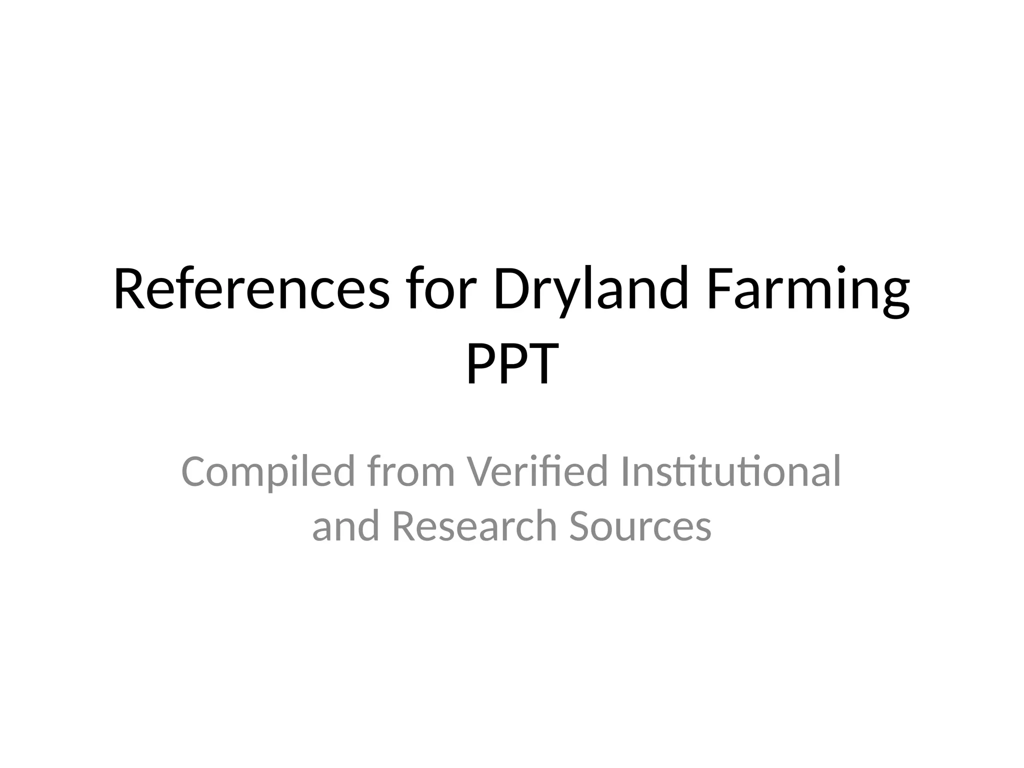 Dryland_Farming_References ai established.pptx