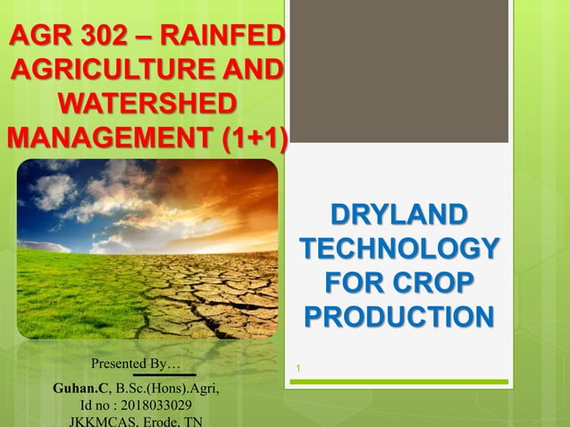 Dryland technology | PPT