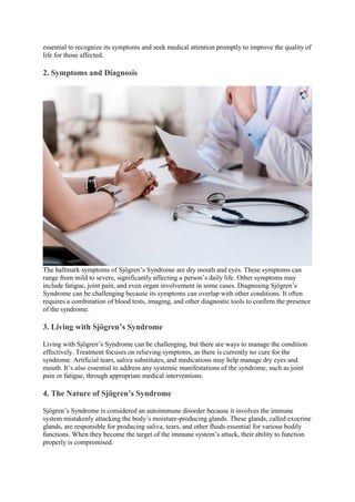 Dry Mouth and Eyes? Could It Be Sjögren's Syndrome? | The Lifesciences ...