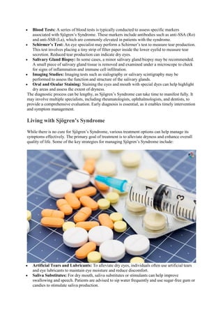 Dry Mouth and Eyes? Could It Be Sjögren's Syndrome? | The Lifesciences ...