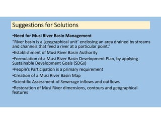 Dry River Musi and Gandipet | PDF