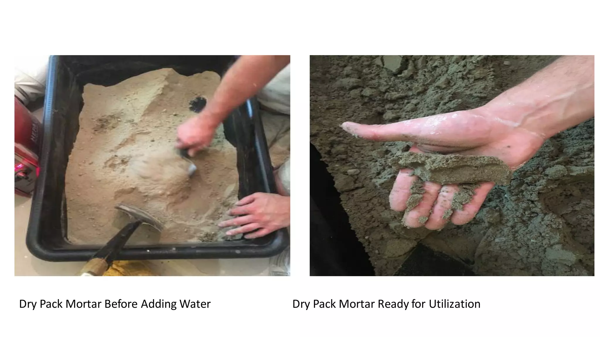Dry pack mortar | PDF