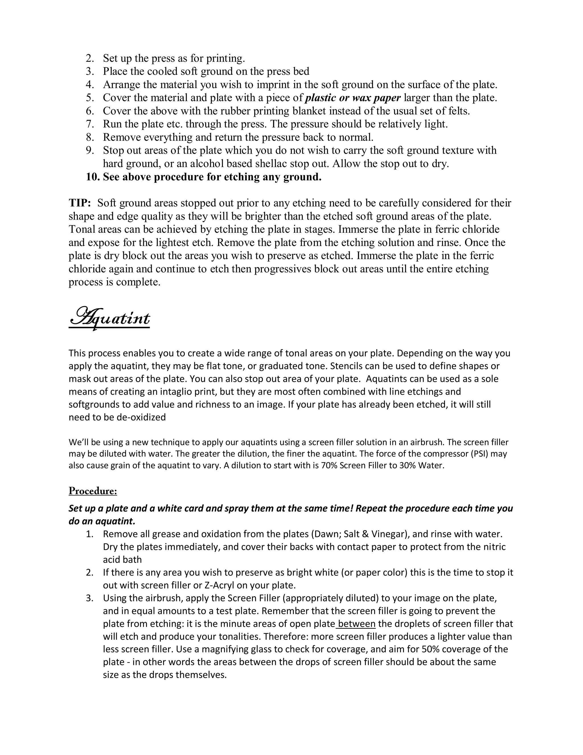 Module 2- Intaglio | PDF