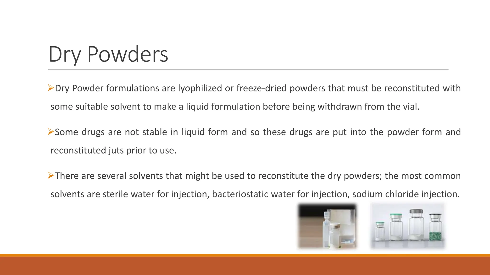 Dry Powders Parenterals(Reconstitution).pptx