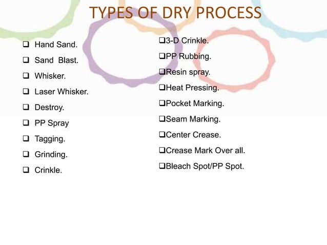 Denim Dry process | PPT