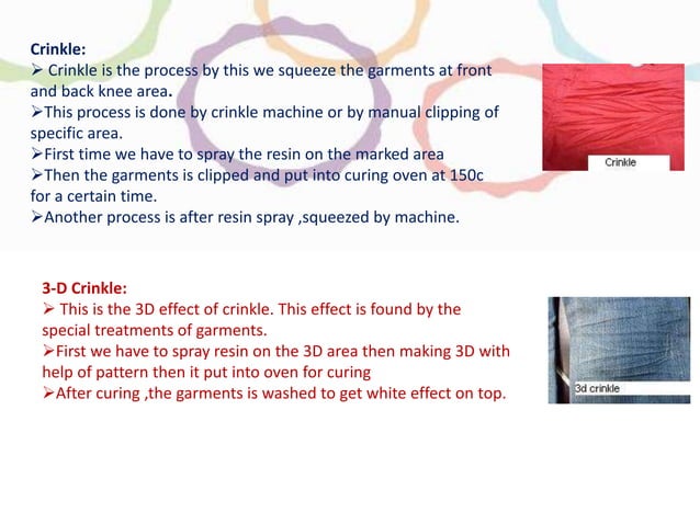 Denim Dry process | PPTX