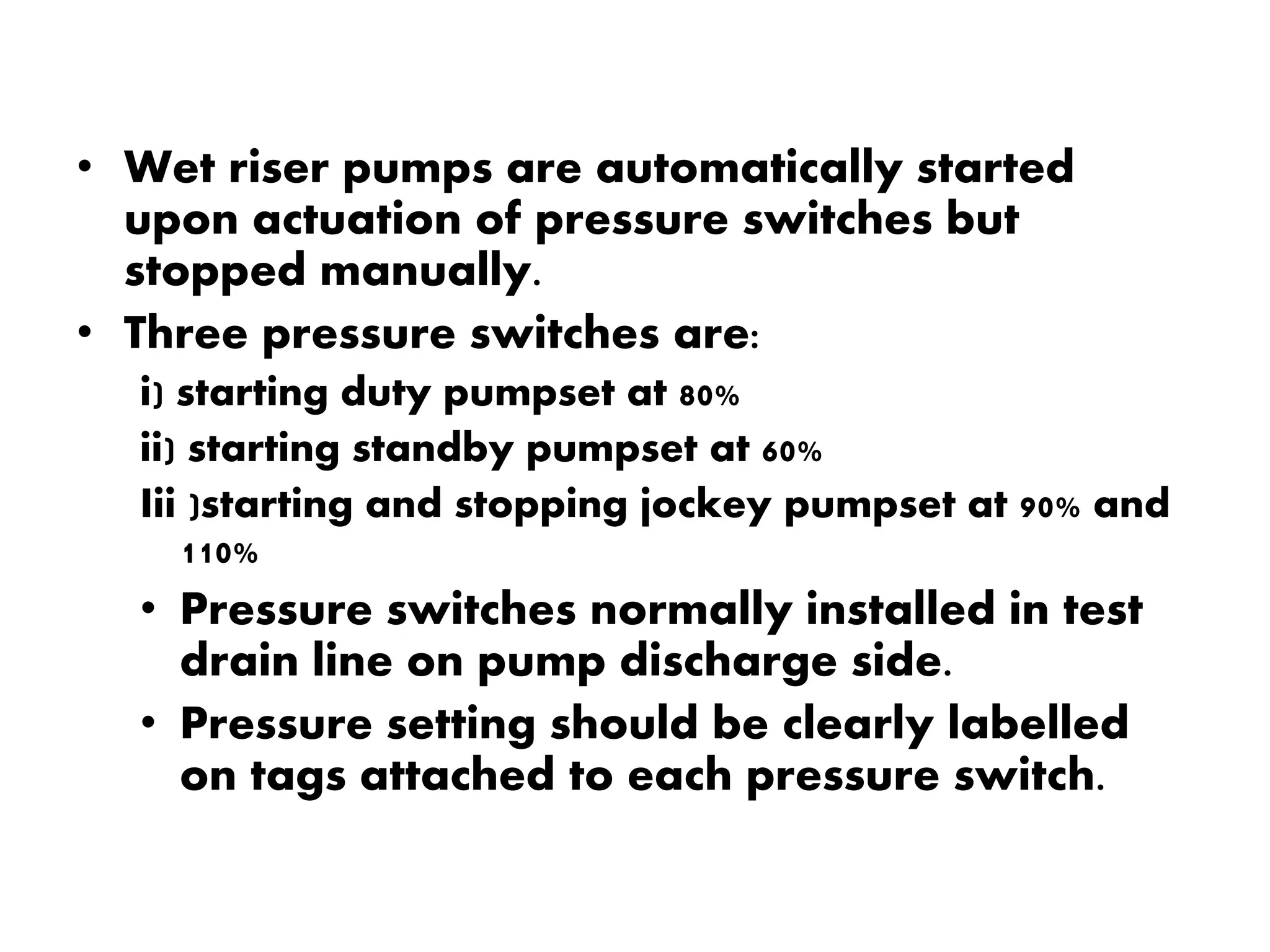 Dry riser system | PPTX