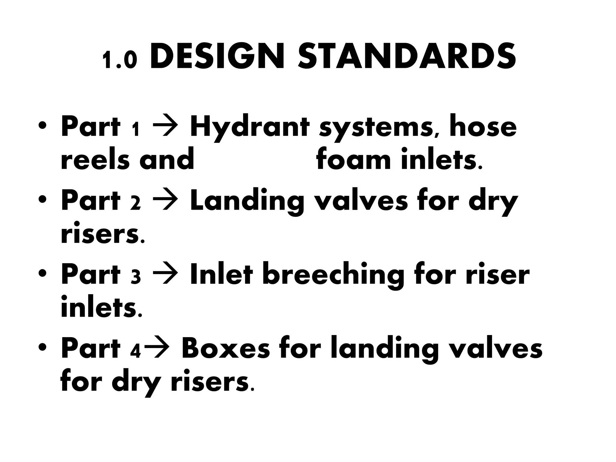 Dry riser system | PPTX