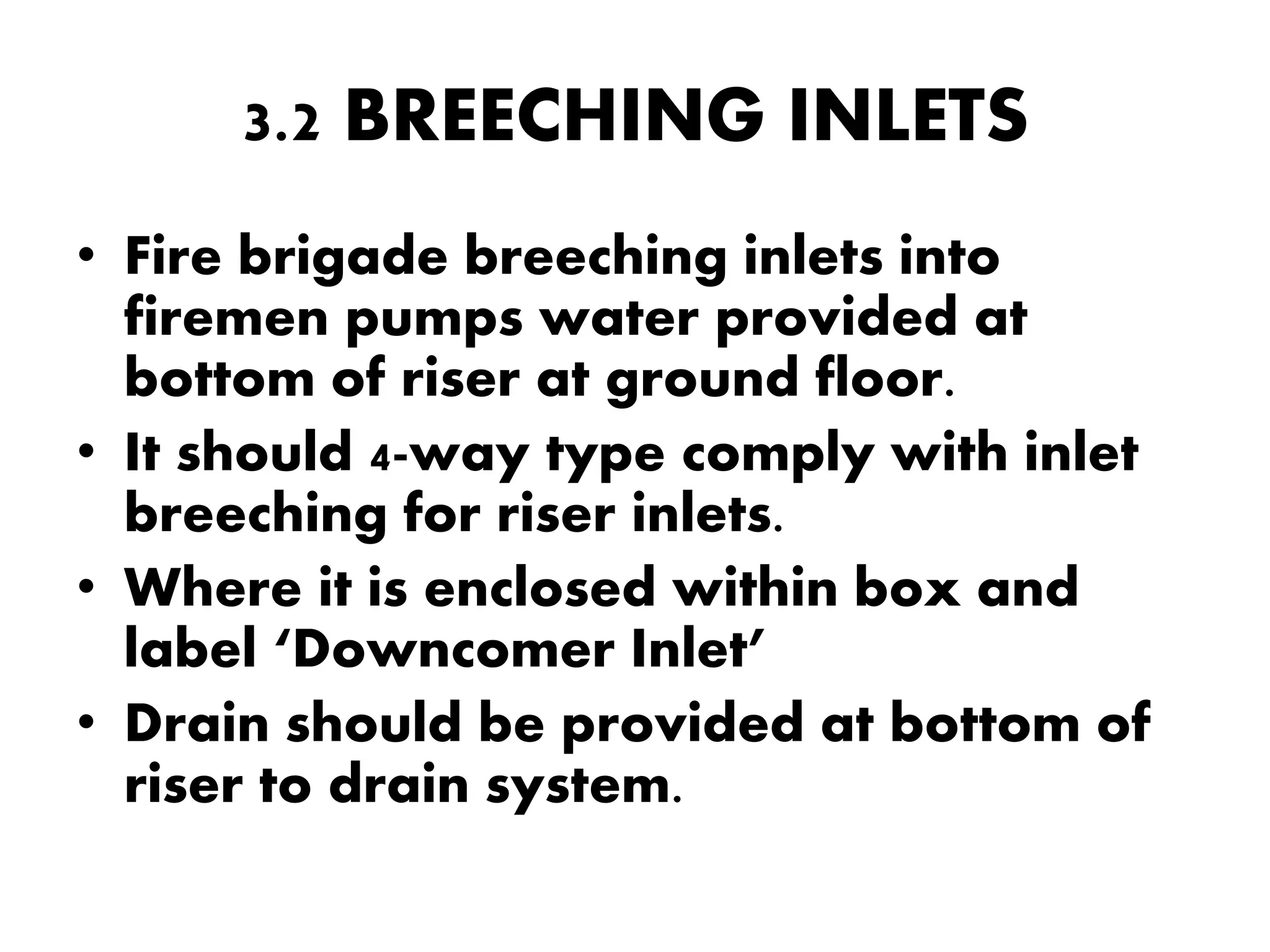 Dry riser system | PPTX