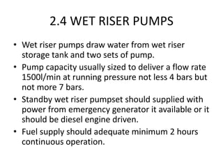 Dry riser system | PPTX