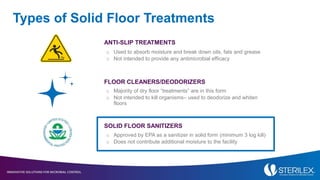 Dry sanitation methods - Preventing cross-contamination on floors and ...