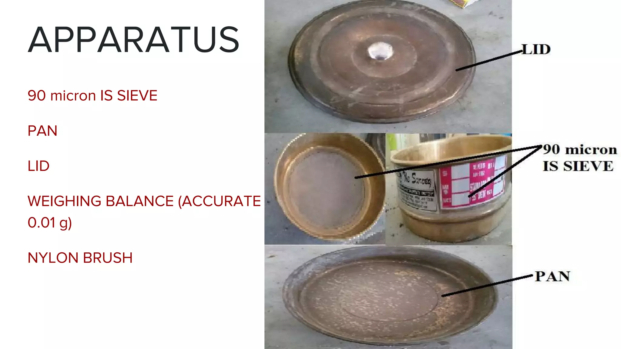 FINENESS TEST OF CEMENT (DRY SIEVING) | PPTX