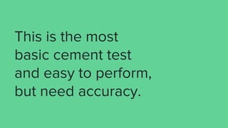 FINENESS TEST OF CEMENT (DRY SIEVING) | PPTX