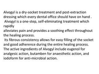 Dry socket ac | PPT
