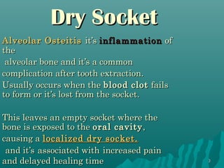 Dry socket | PPT