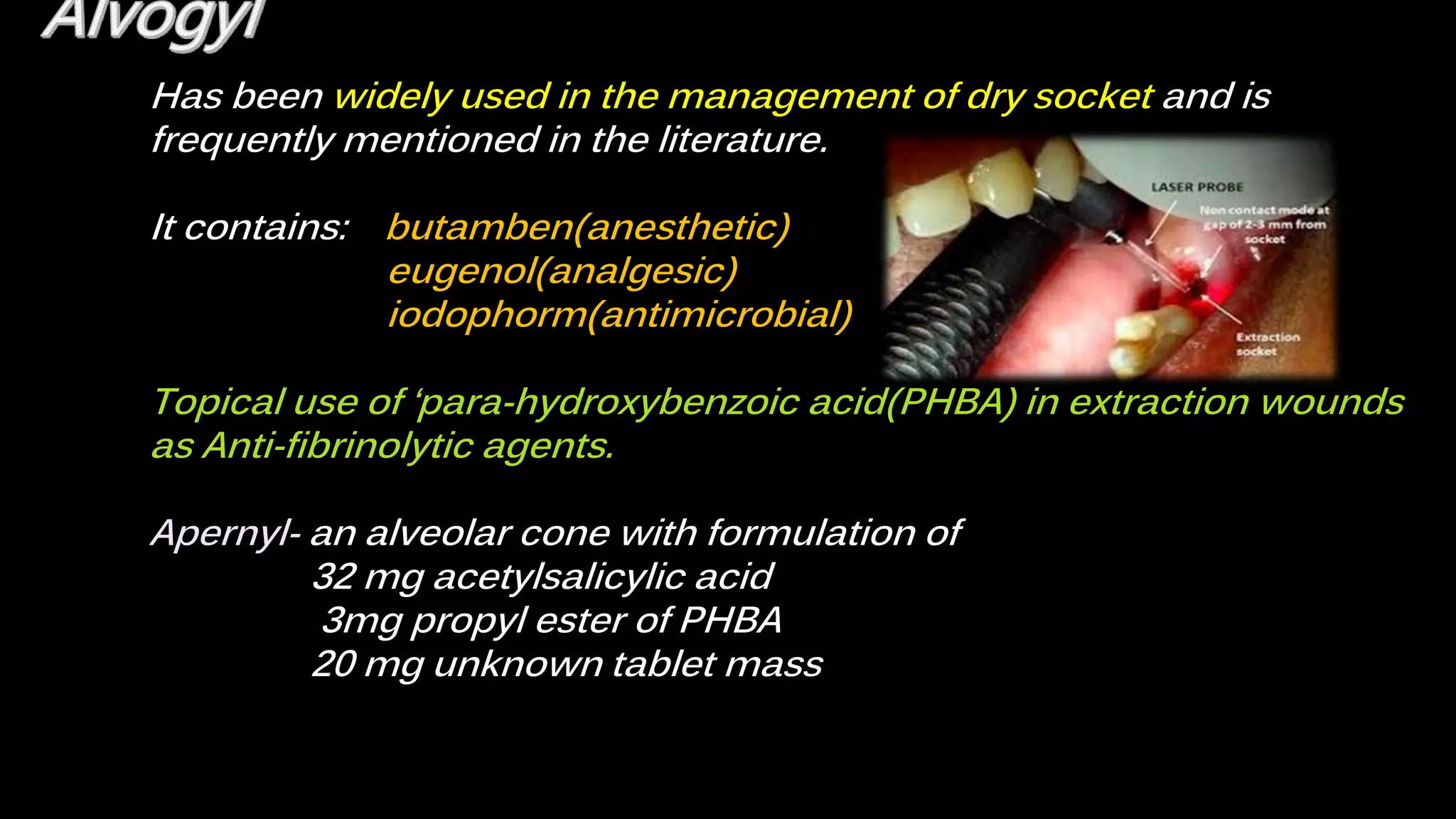 Dry socket | PPTX