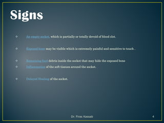 Dry socket | PDF