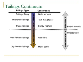 Dry Stack Tailings Overview | PDF