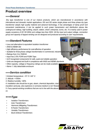 Dry type autotransformer | PDF | Science