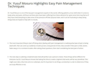Dr.Yusuf Mosuro | PPT