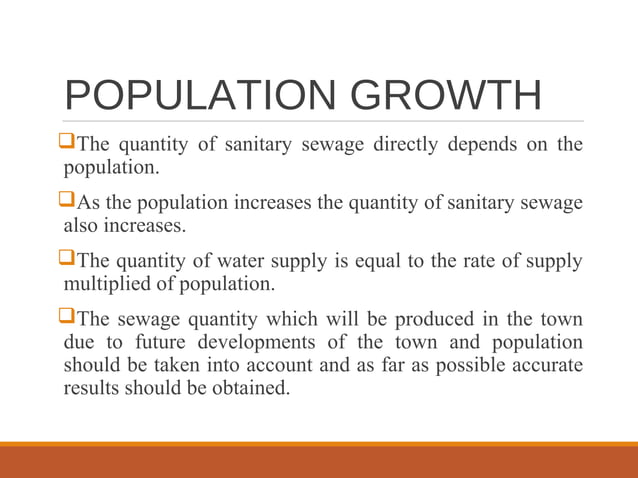 Dry weather flow | PPT