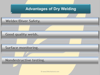 Dry welding and wet welding | PDF