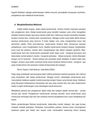 perkembangan mempengaruhi bahasa | DOC