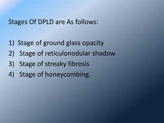 Diffue Parenchymal Lung Disease (DPLD) , Lymphangioleomyomatosis , Lung ...