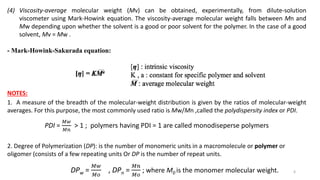 Polymer Molecular weight and its Measurement methods.pptx