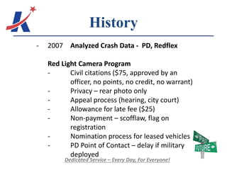 DS-17-037 Red Light Program | PPTX
