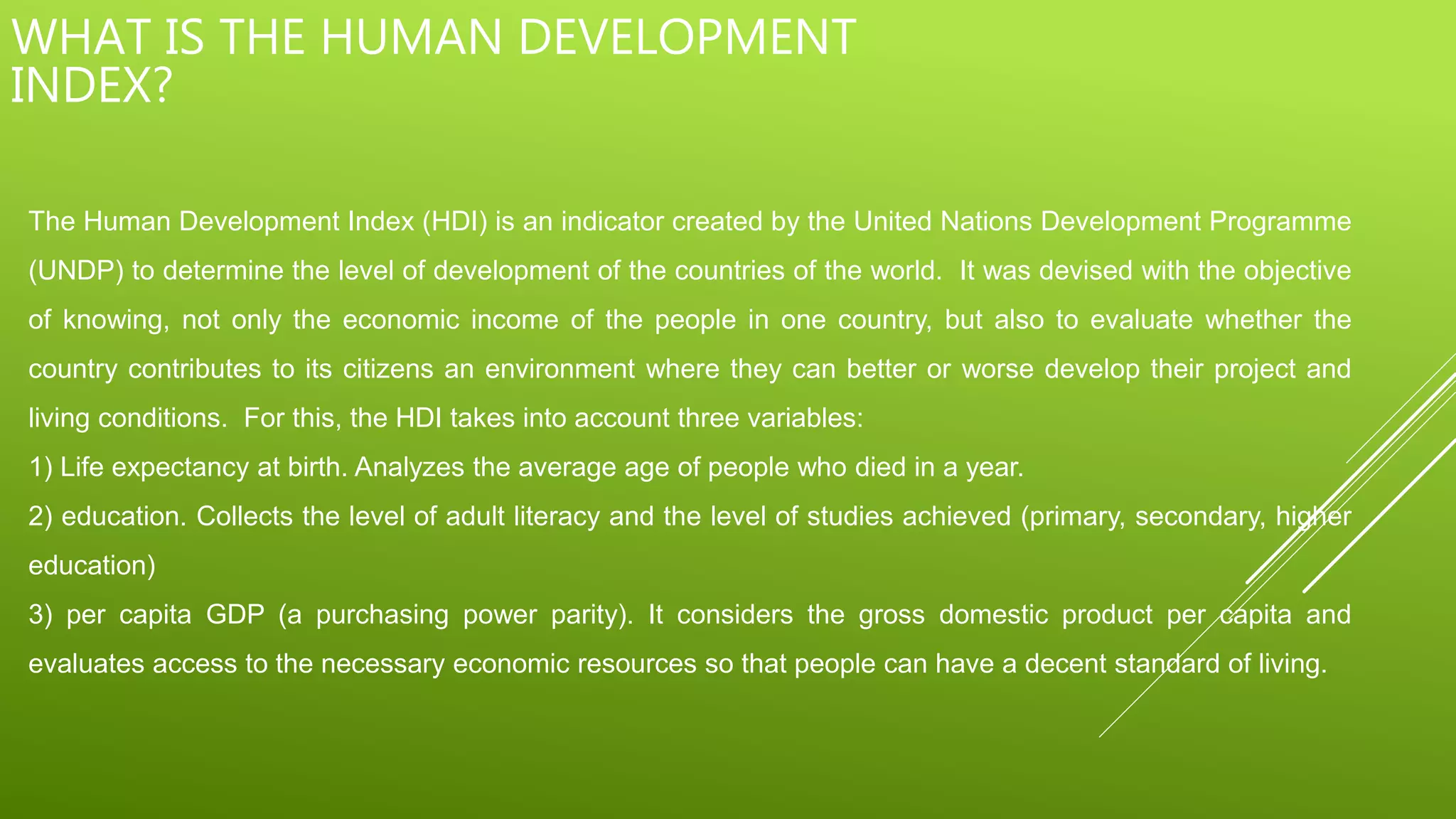 Human Development Index | PPTX